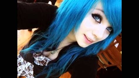 Девушки с Синими волосами Youtube