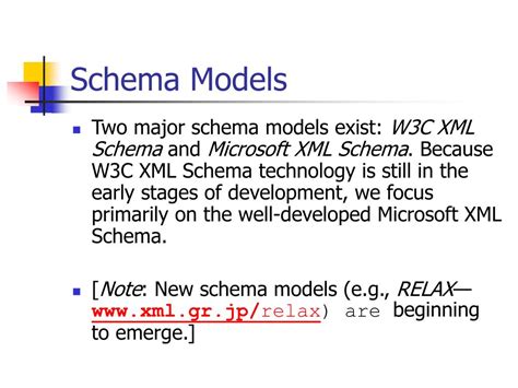 Ppt Xml Schemas Powerpoint Presentation Free Download Id3287658