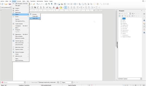 libreoffice writer insertar una hoja de cálculo de libreoffice calc en un documento de