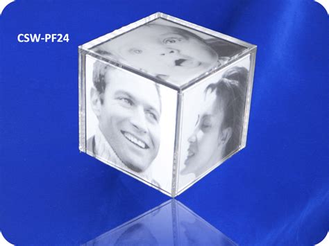 Cube Photo Frame Csw Pf24 Cube Photo Frame And Acrylic Photo Frame