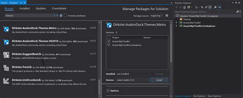 Use Fixed Avalondock With Extended Wpf Toolkit · Dirkster99avalondock Wiki · Github