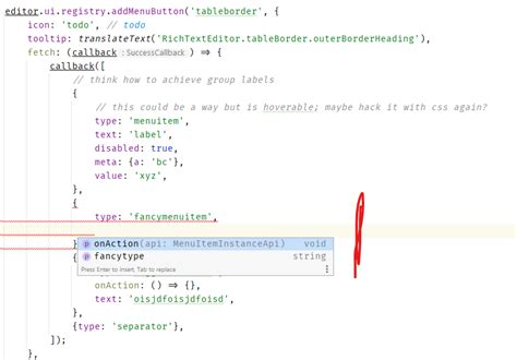 What Is This Fancymenuitem · Issue 6363 · Tinymcetinymce · Github