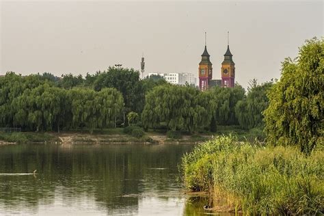 风景如画的祊河岸边 中关村在线摄影论坛