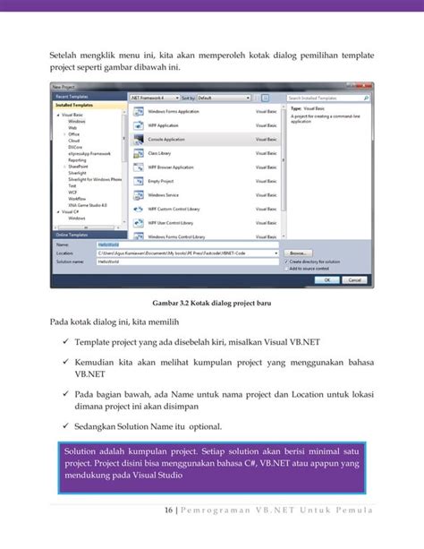 Seri Belajar Mandiri Pemrograman VB NET Untuk Pemula PDF