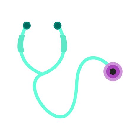 Stethoscope Flat Multi Color Icon 485489 Vector Art At Vecteezy
