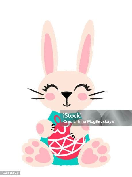 새해 토끼 중국 별자리 2023의 상징 크리스마스 공을 가진 토끼 만화 귀여운 토끼입니다 플랫 스타일 엽서 초대장 포스터 배경을위한 현대적인 디자인 12월에 대한 스톡 벡터