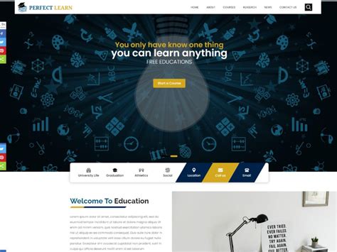 10 Free Html Online Courses Templates For E Learning Platforms