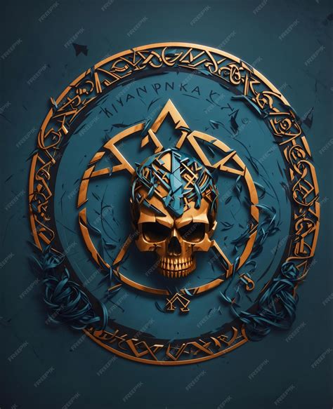 Premium Ai Image Skull Created With Generative Ai