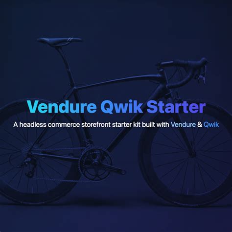 Vendure Qwik Storefront