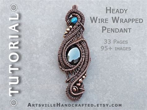 Wire Wrap Tutorial Wire Weaving Tutorial Wire Wrapping Etsy