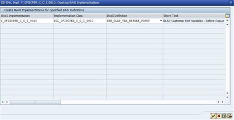 Implementing Framework For Customer Exit Olap Vari Sap Community