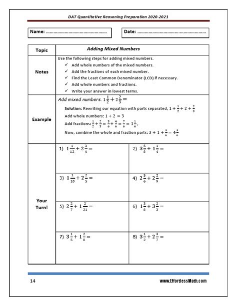 Dat Quantitative Reasoning Preparation 2020 2021 Dat Math Workbook 2 Full Length Dat