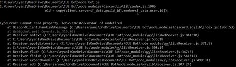 just tried to start my discord bot for the first time and got this