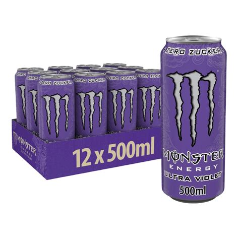 Monster Energy Ultra Violet 12 X 500ml Bodygain
