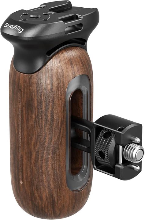 Smallrig Wooden Side Handle For Camera Cages With Two In