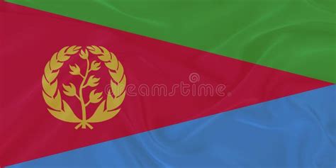Eritrea Flag Waving In The Wind Stock Illustration Illustration Of World Patriot 378391744