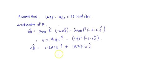 SOLVED Determine The X And Y Components Of The Velocity Of The Collar At C Determine The