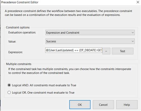 Sql Server Ssis Precedence Constraint Not Working As Expected Stack Overflow