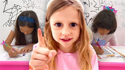 나스티아와 그녀의 친구들은 무엇이든 하기 전에 배워야 한다는 것을 깨달았습니다 Youtube