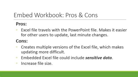 Embed Excel Workbooks In Powerpoint Excel Campus