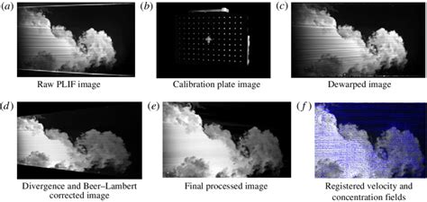 Colour Online Plifpiv Processing A A Sample Plif Image As Download Scientific Diagram