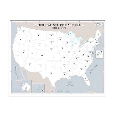 Printable Electoral College Map 2024 Electoral Geographic So