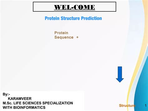 Methods For Protein Structure Prediction Ppt Chemistry Science