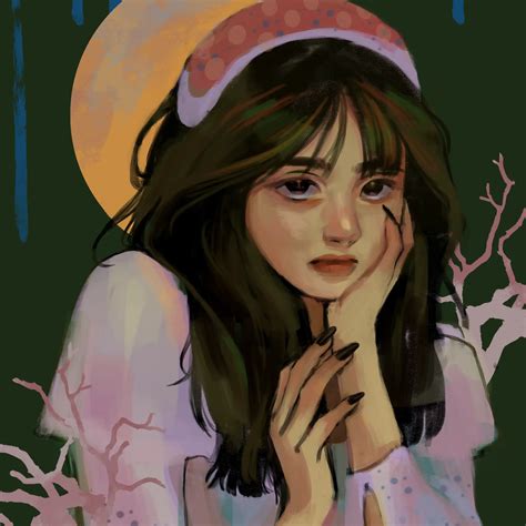 해파리 소녀 By 결 포트폴리오 노트폴리오