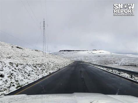 Late Season Snow Fell Overnight In Lesotho