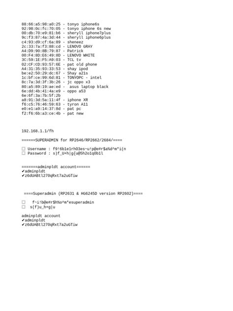 mac address pdf