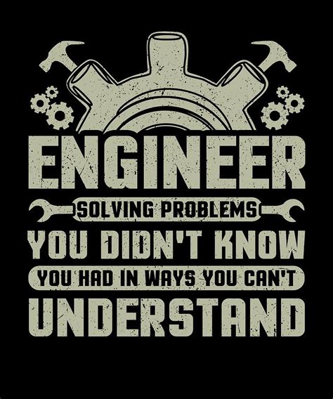 Engineer Problem Solver Engineering Career Drawing By Kanig Designs Pixels