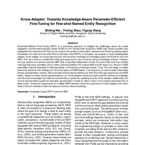 Know Adapter Towards Knowledge Aware Parameter Efficient Transfer