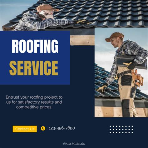 Copy Of Roofing Service Postermywall