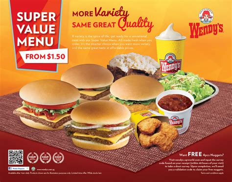 Wendys Value Menu