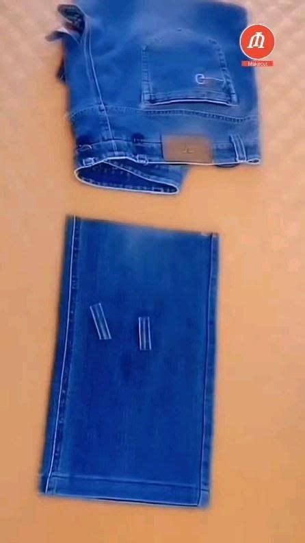 👏🏻👏🏻👏🏻👏🏻👉 Make Cut Old Jeans 👖 Reuse Hack 😨 Tutorials Sewing Hack