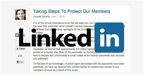 2012 Linkedin Hack Is Back To Haunt 117 Million Users