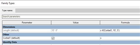 Solved How To Create A Formula Relating To On Off Visibility Parameter Autodesk Community