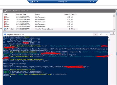Unable To Connect To The Remote Server Eventid 1553 · Issue 483