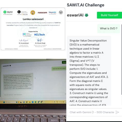 Lenka Saieswari On Linkedin Guvi Sawitai Generativeai Hcltech