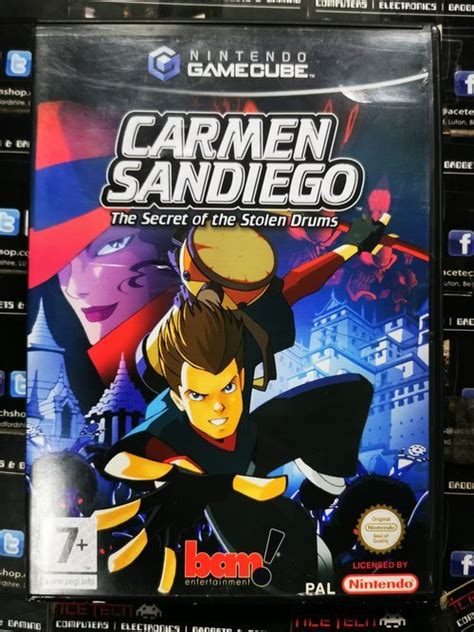 Carmen Sandiego The Secret Of The Stolen Drums Nintendo Gamecube Game