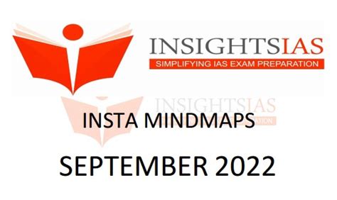 Insights IAS Current Affairs Monthly Mindmaps September PDF VISION