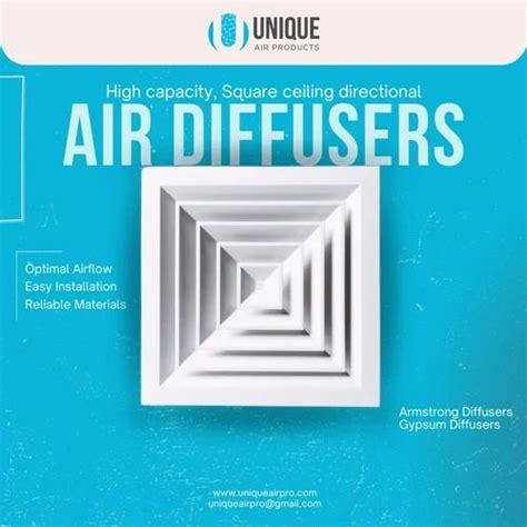 Powder Coated Hvac Duct Aluminium Armstrong Air Diffusers For