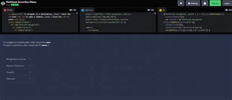 Top 21 Css Collapsible Menus Examples Webtopic
