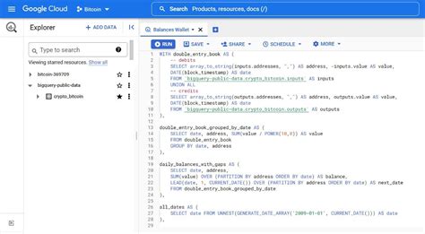Guide To Query Wallet Balances Of Bitcoin Using Bigquery Rcoincodecap