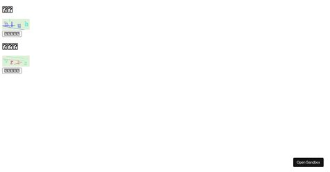React Captcha Code Forked Codesandbox