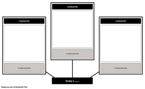 Spider Template Analýzy Postáv Storyboard by sk examples
