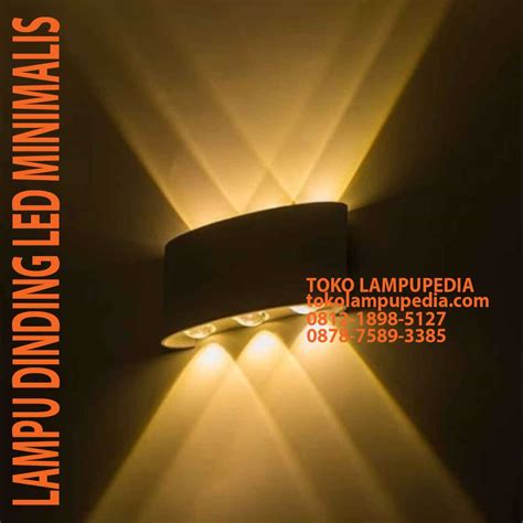 Lampu Dinding Minimalis Led 6 Watt Toko Lampupedia