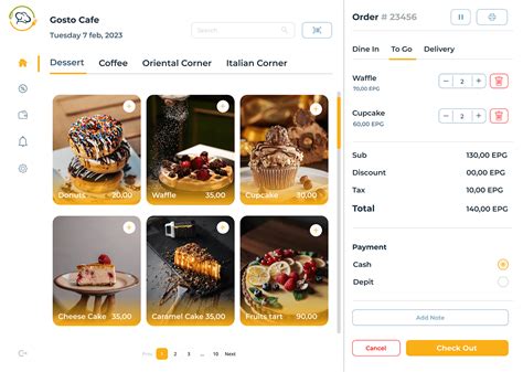 Pos Screen On Behance