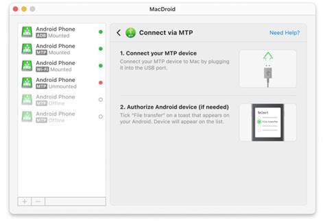 Mac Not Recognising Android MacDroid