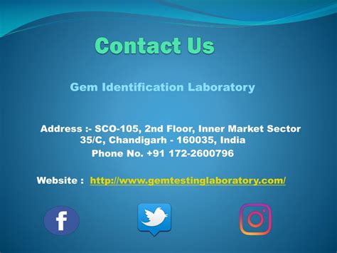 PPT Gem Identification Laboratory Stone Testing Laboratory PowerPoint Presentation ID
